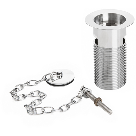 Traditional Unslotted Belfast Sink Waste Chrome | Bristan